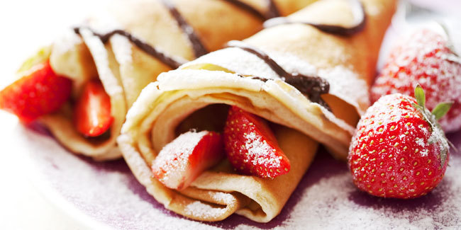 Resep Cara Membuat Crepes Strawberry Coklat Paling Enak | Resep Masakan ...