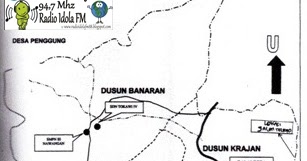 Peta Desa Tokawi Kecamatan Nawangan