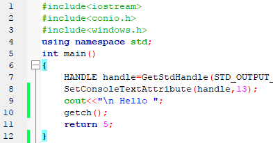 C++ Codes: HOW TO CHANGE COLOR OF TEXT IN C++