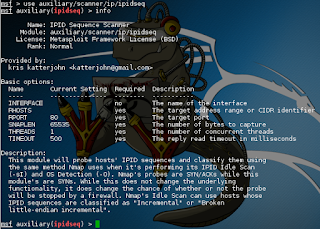 Pentesting con Metasploit: Importando datos de Nmap, idle Scan desde ...