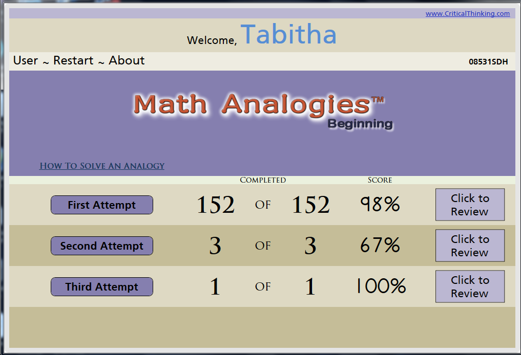 Tots and Me... Growing Up Together: Improving Critical Thinking with ...