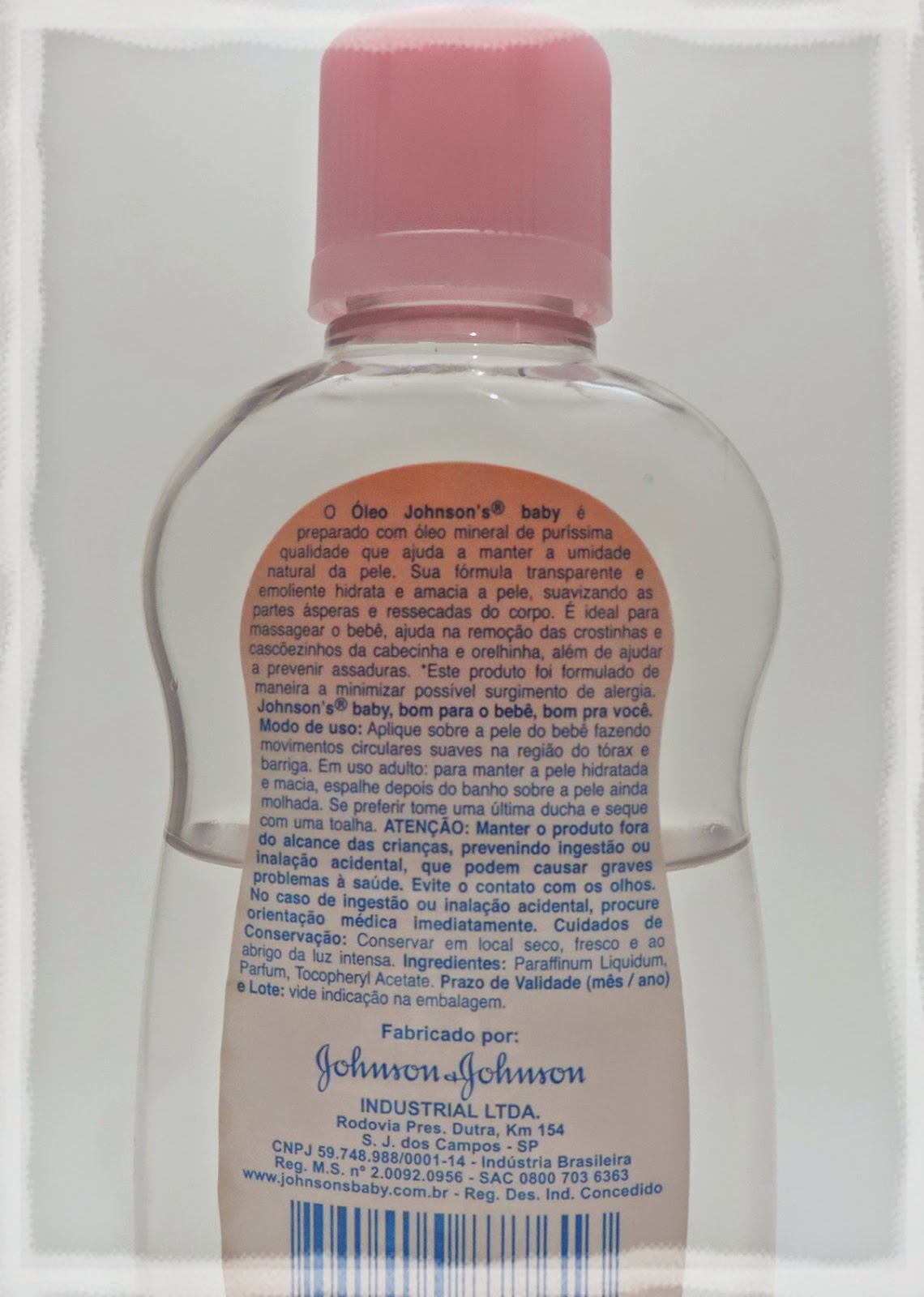 Blog Vanessa Sial : JOHNSON'S® Baby Óleo Puro 200ml