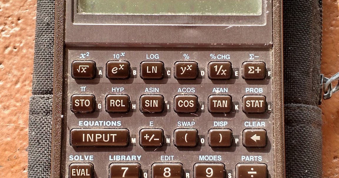 Eddie's Math and Calculator Blog: Retro Review: HP 22S