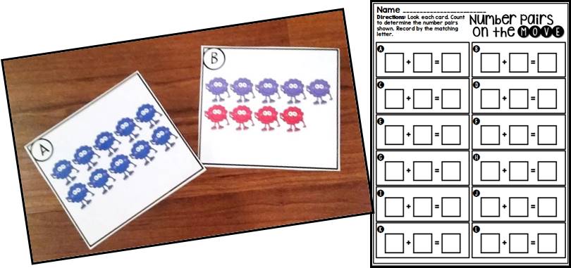 Julz Treasure Chest: Number Buddies {Lessons to Teach Number Pairs}