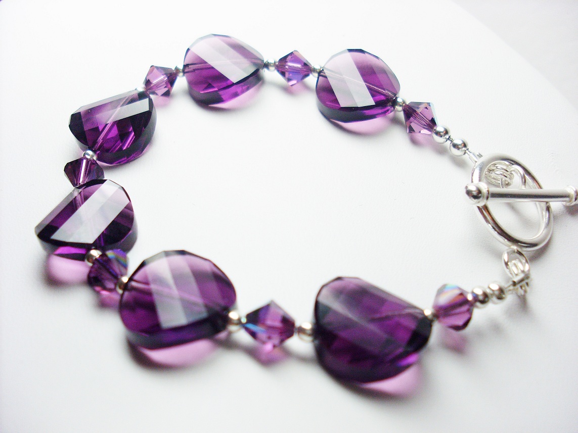 LEA Handcrafted Wedding Stationery & Jewellery: Amethyst Swarovski ...