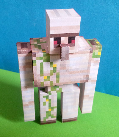 Minecraft Snow Golem Papercraft