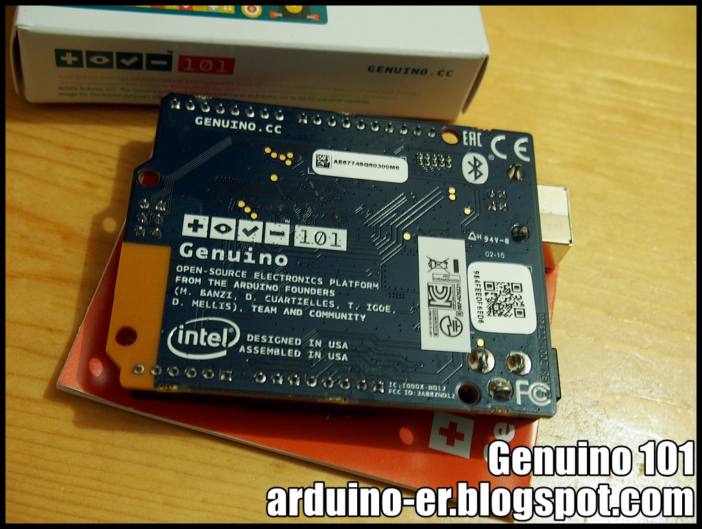 Arduino-er: Genuino 101 Open Box, and examples Arduino-er: Genuino 101 Open Box, and examples