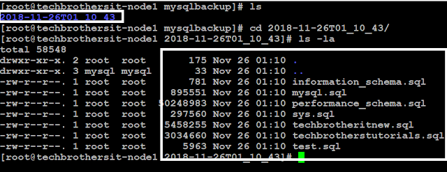 Welcome To TechBrothersIT: Backup all MySQL Database by using mysqldump in separate files in ...