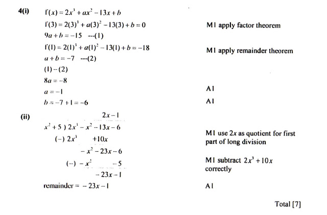 O Level Additional Maths revision