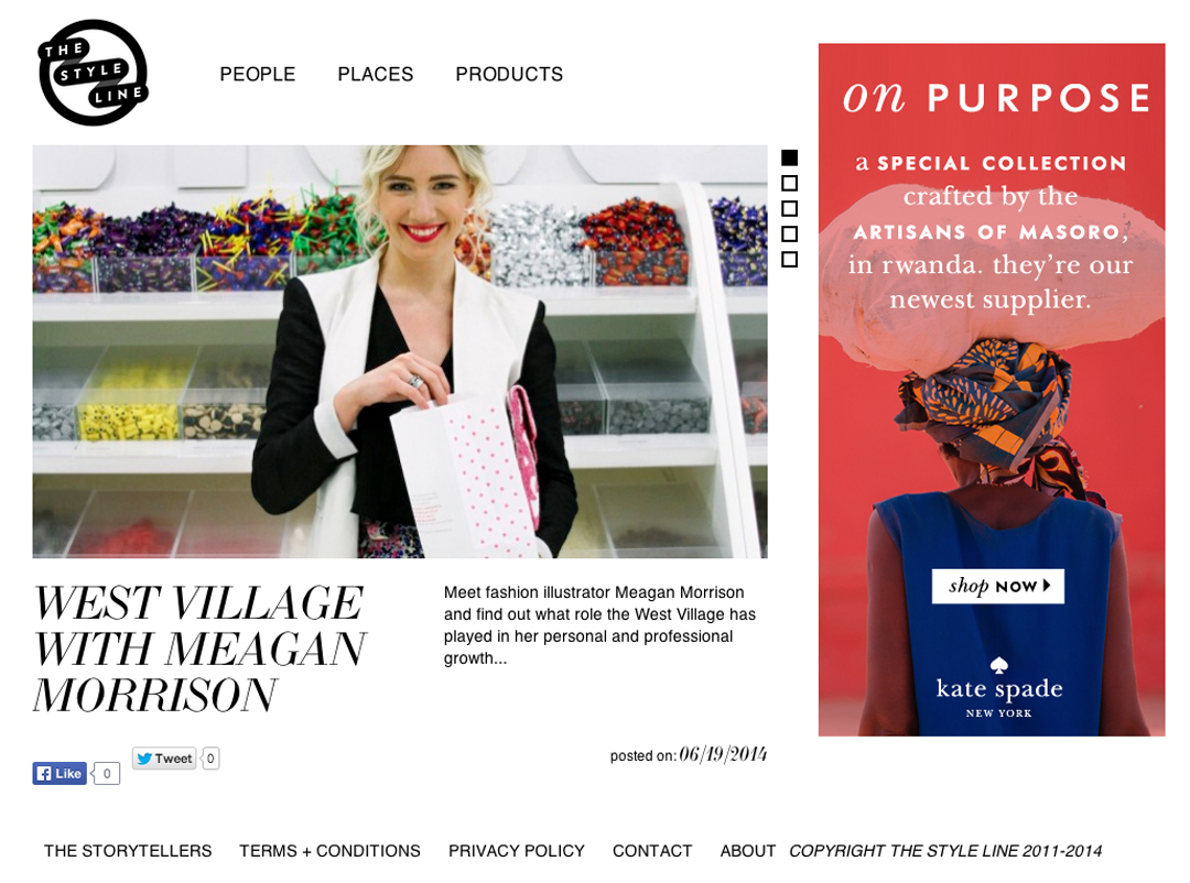 Travel Write Draw: The Style Line: West Village With Meagan Morrison