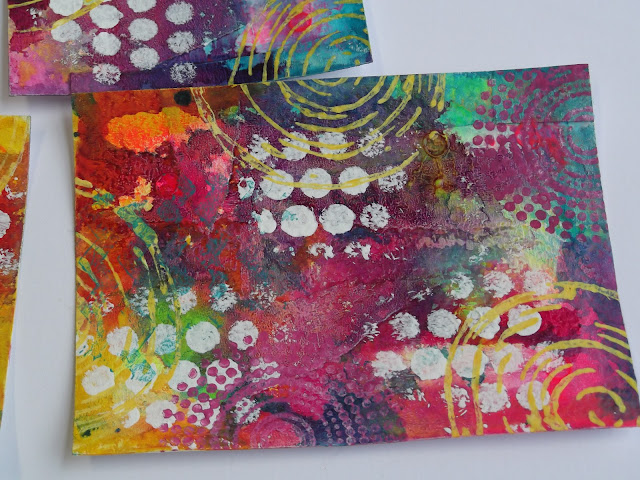 Kezzy's Crafty Journey: Bright and Funky Card