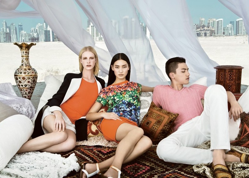 ASIAN MODELS BLOG: AD CAMPAIGN: Lina Zhang & Wang Rui for Me & City ...