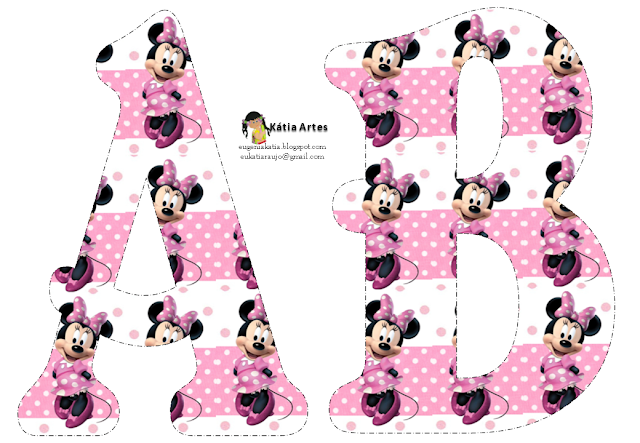 Letras de Minnie Mouse - Imagui