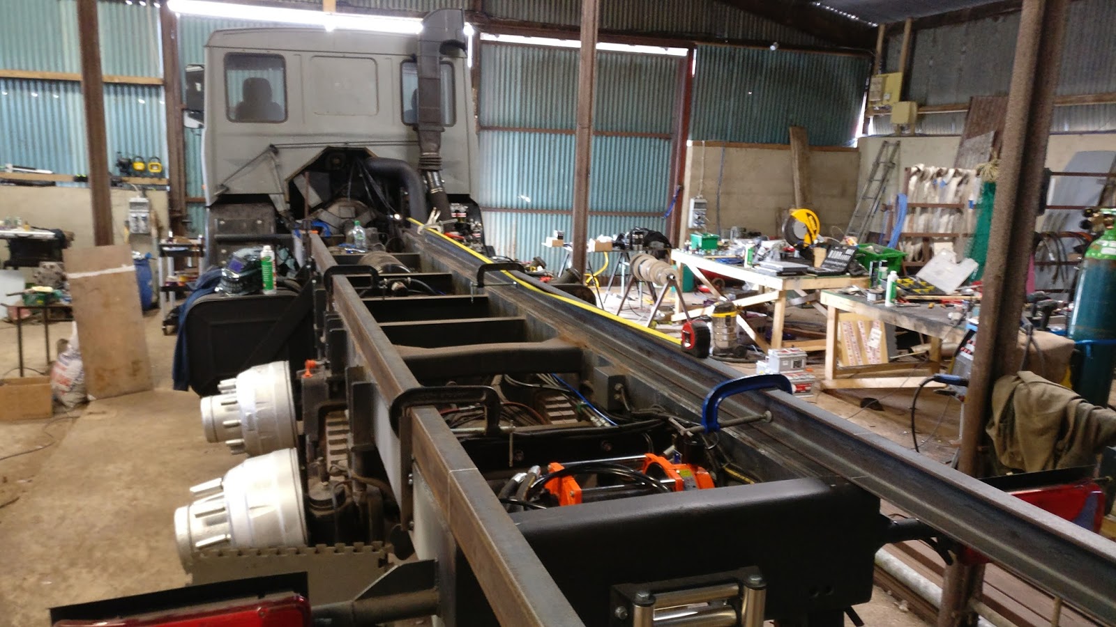 Tatra Overland Truck Build: Sub Frame Started