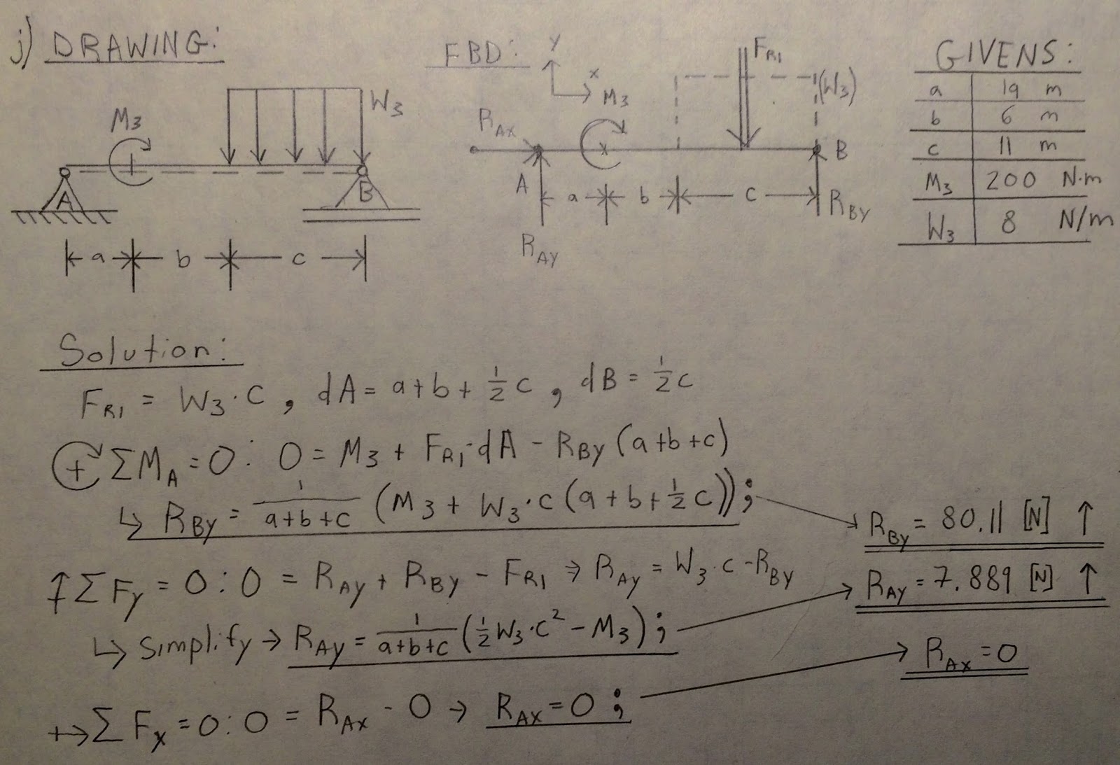 Engineering Mechanics: Statics Problem Solutions and Walkthroughs: 4_1_j