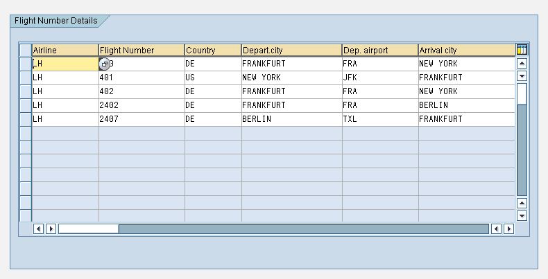 SAP ABAP 4 Tutorial: Multiple Table Controls