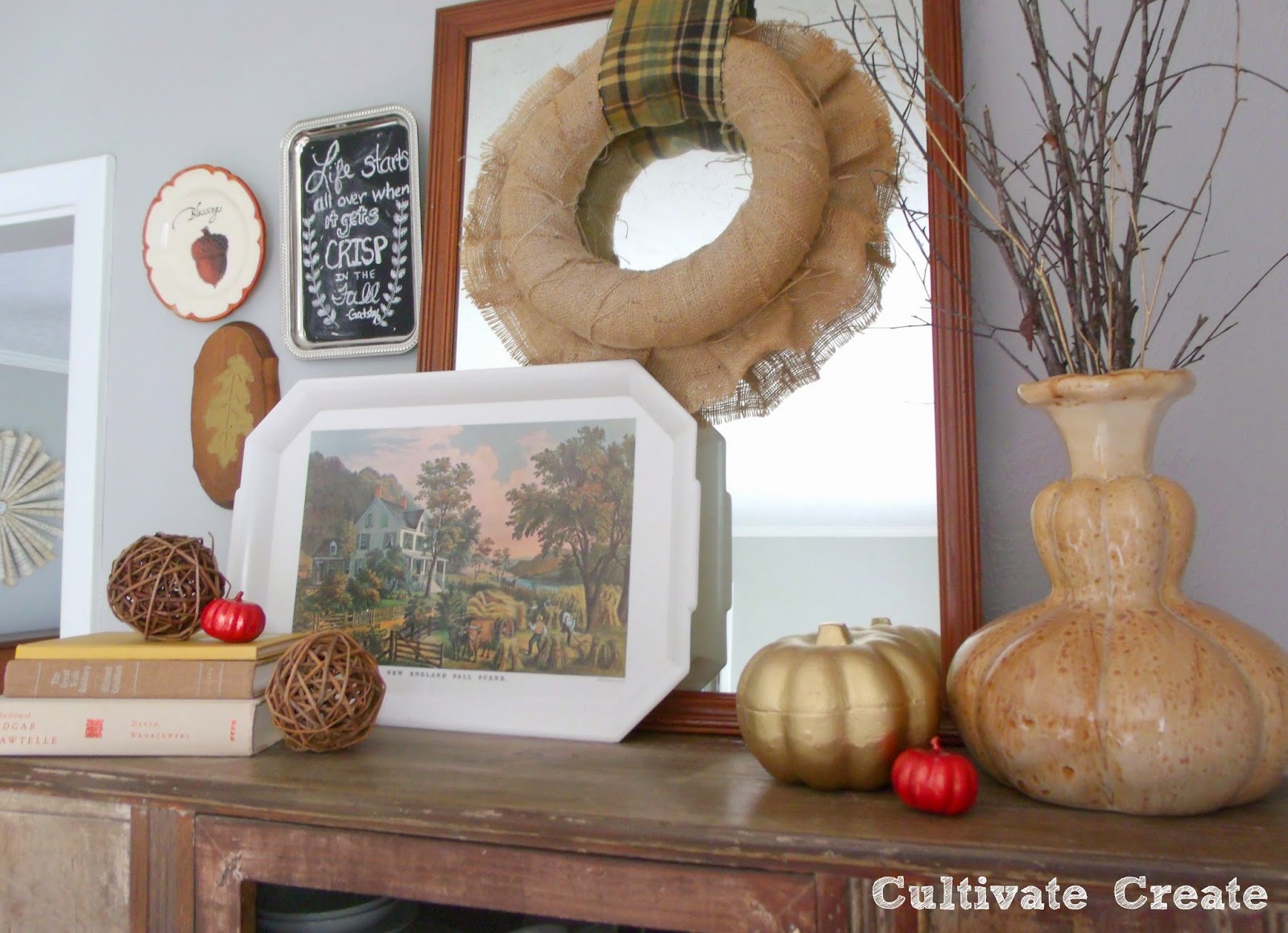 Cultivate Create: Creating a Fall Vignette