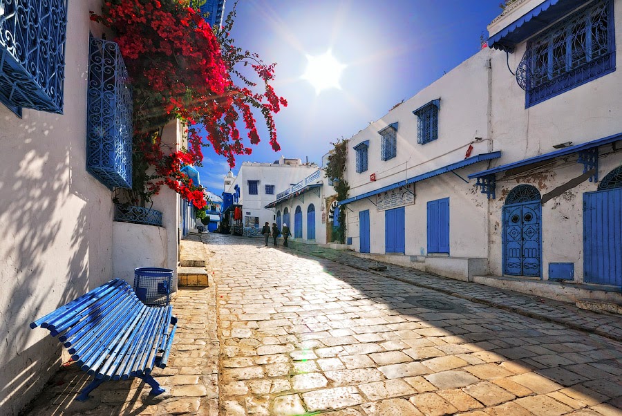 Le village blanc bleu de Sidi Bou Said ~ Tunisie Voyage et Loisir