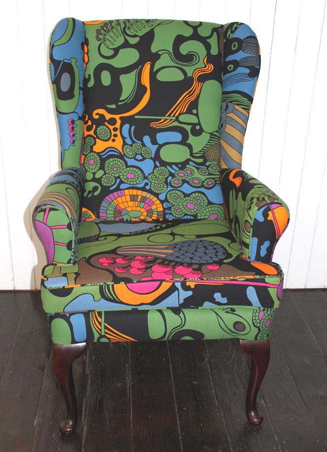Mick Sheridan Upholstery: Psychedelic Armchair