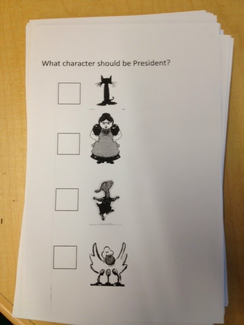 Media Mania and Library Lover: Voting on Favorite Book Character