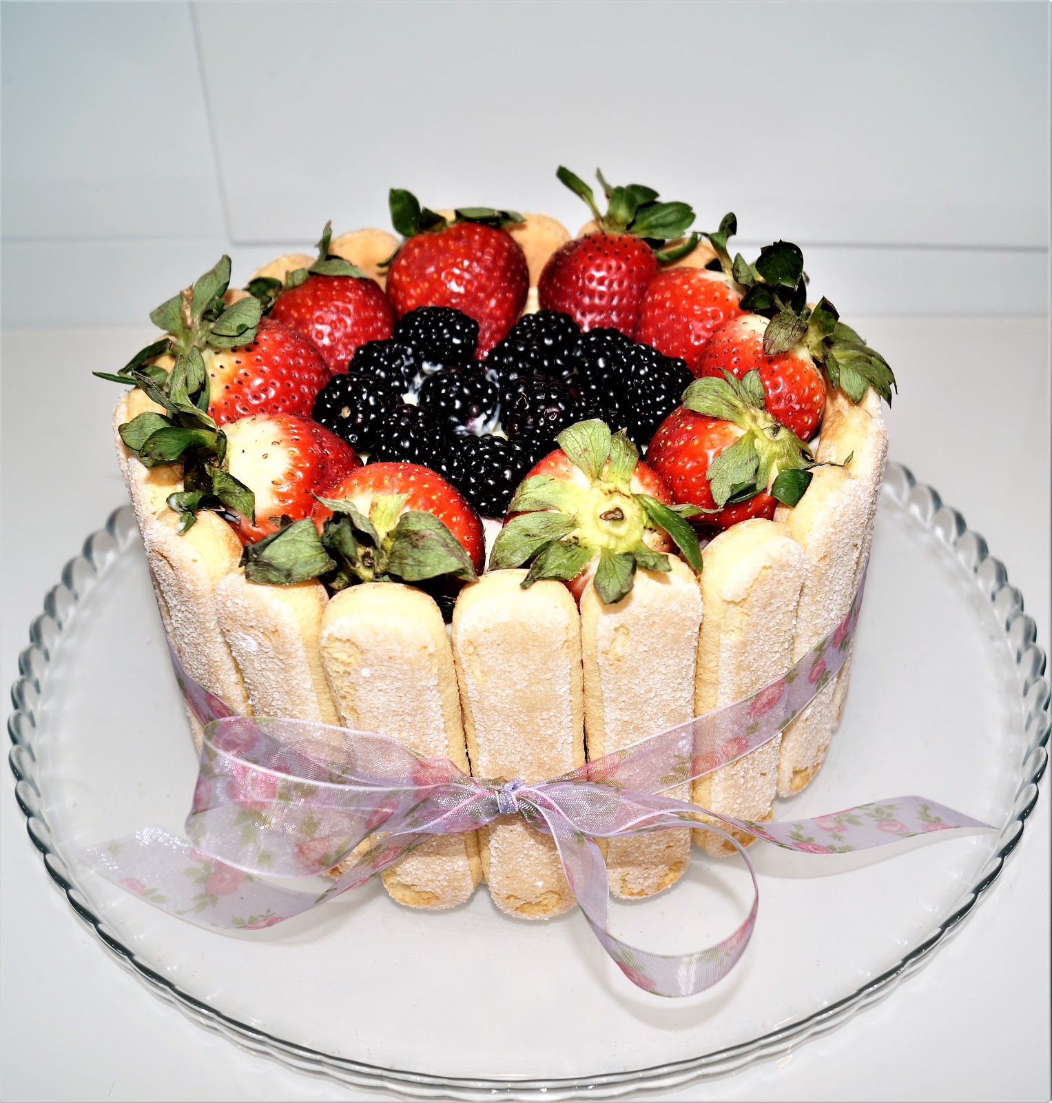 Strawberry Charlotte cake recipe
