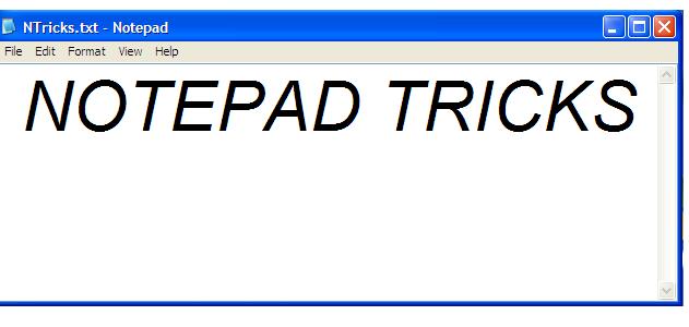 World's Top 6 Notepad Tricks | Technology we can't ignore