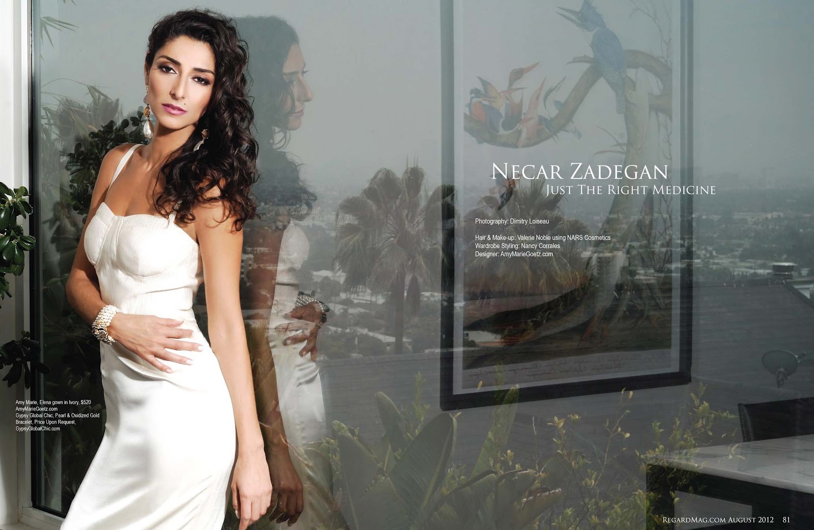 Celebrity World: Necar Zadegan Held in High Regard