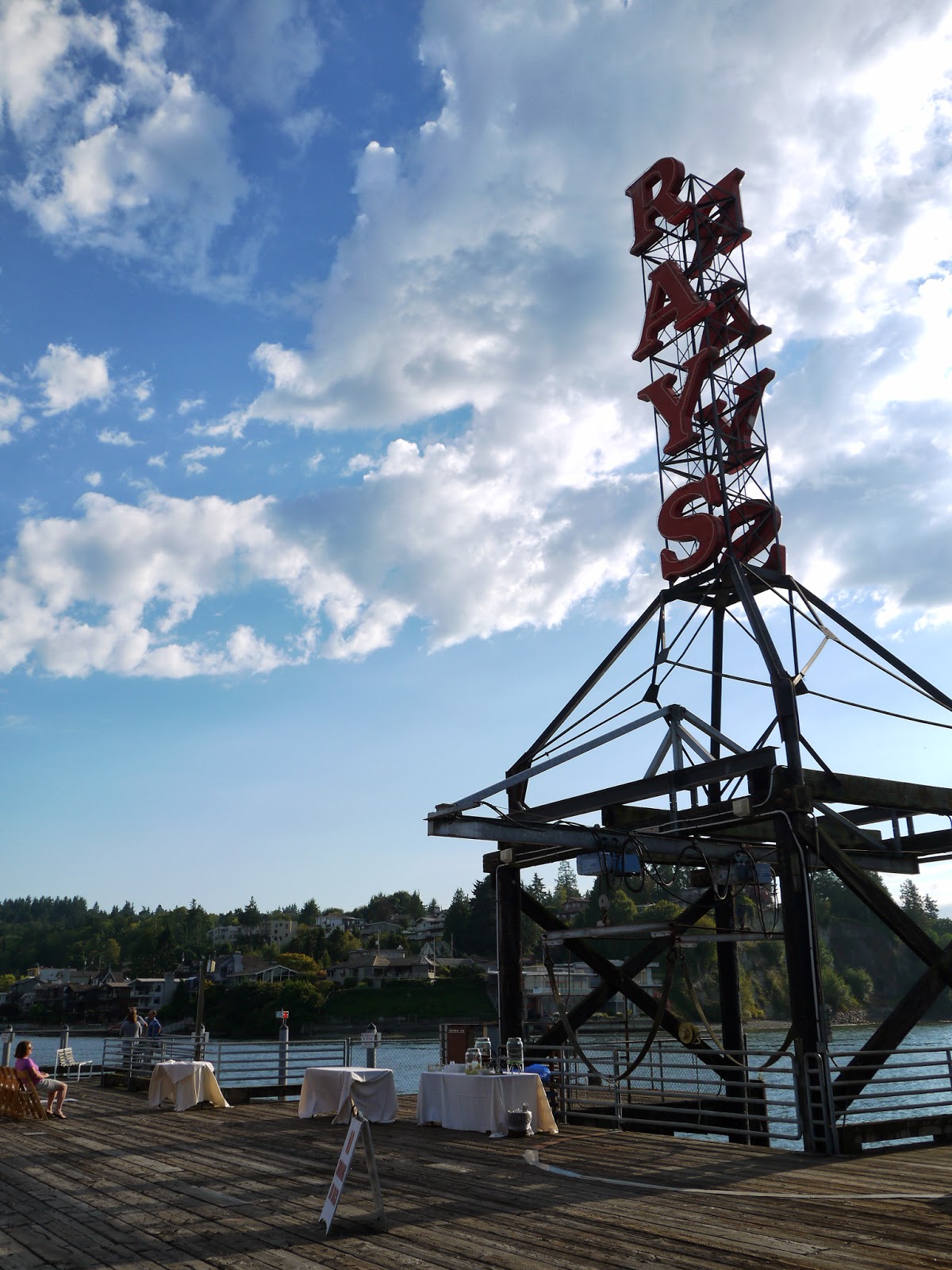 西雅圖餐廳、RAY'S Cafe。看湖的好日子。 --- 旅行生活。My MaP, My WoRlD