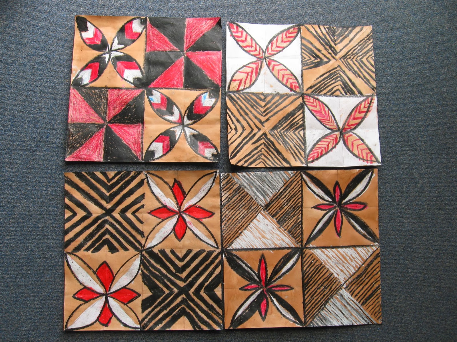 Room 15's Blog: Our Tapa Art