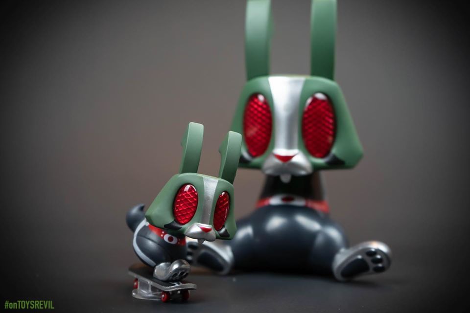 BOUNCE RABBIT & Skateboarding Kamen Rider Bunnies by BOUNCE x Hobby Toy