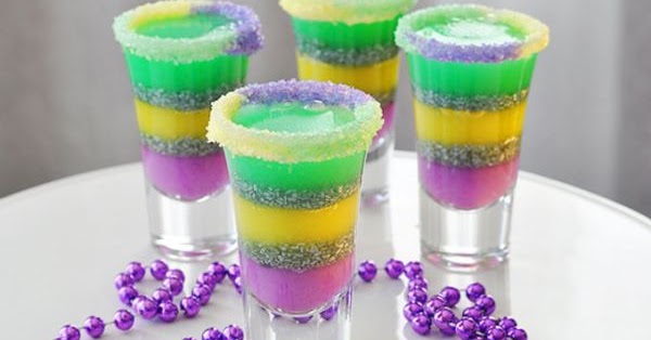 King Cake Jello Shots - Healthy Delicious Food