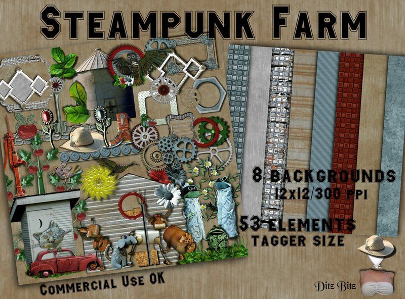Cooper's Corner: steampunk farm by ditz bitz