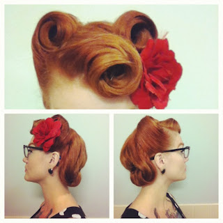 Art a la Mode: How to do vintage victory rolls