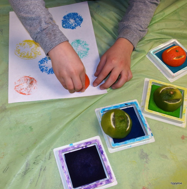 Tippytoe Crafts: Citrus Art Ideas