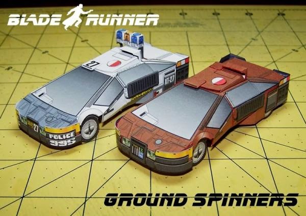 Papercraft Blade Runner Cars