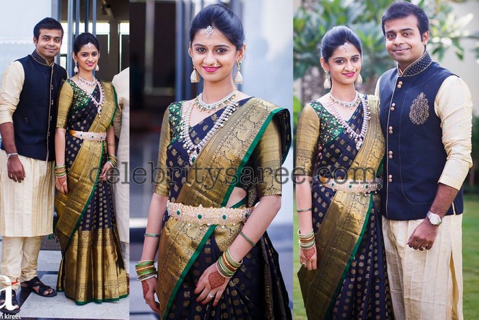 Parnicaa Reddy Handloom Silk Saree - Saree Blouse Patterns