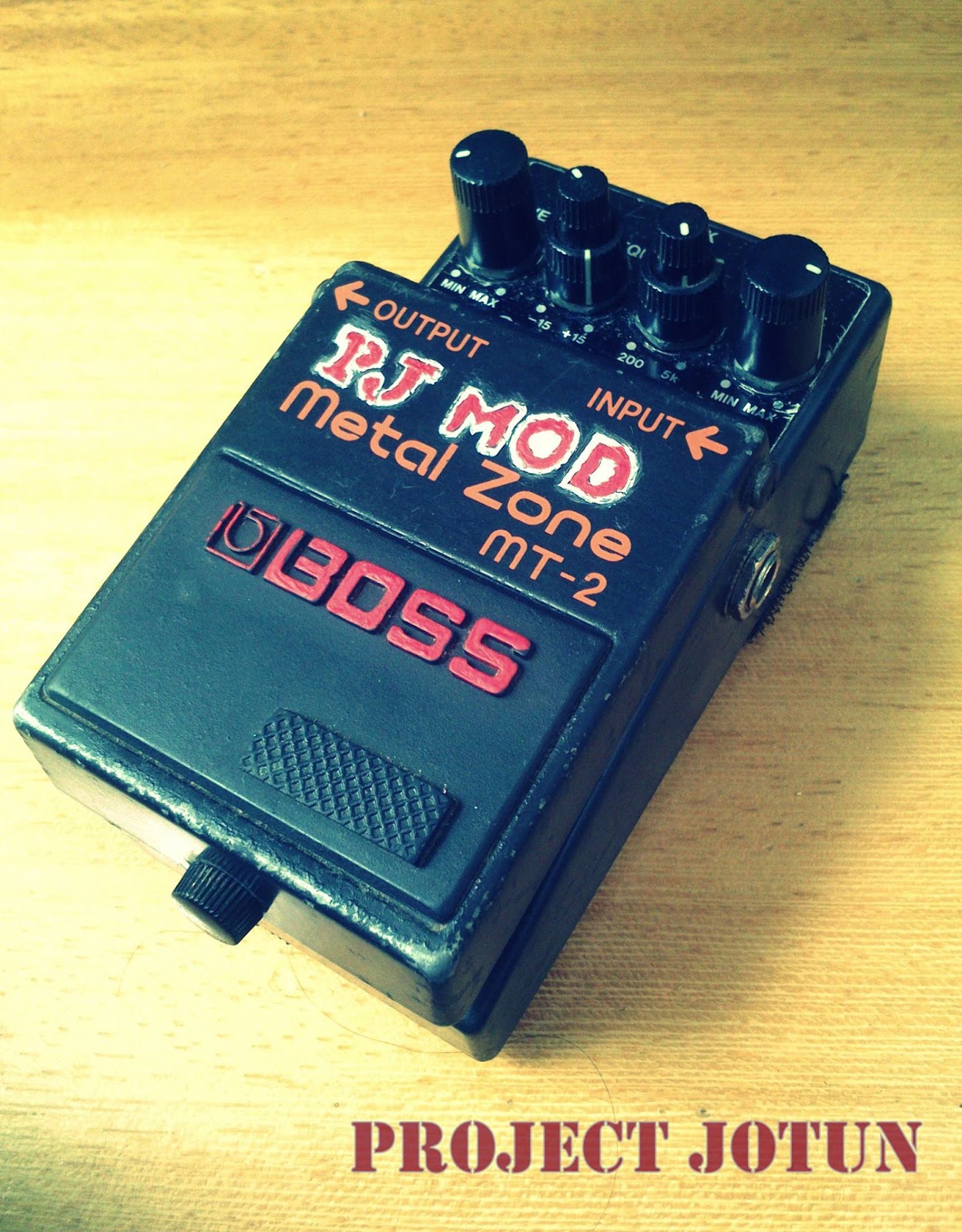 Project Jotun: BOSS Metalzone MT-2, Voltando ao PJ MOD #1