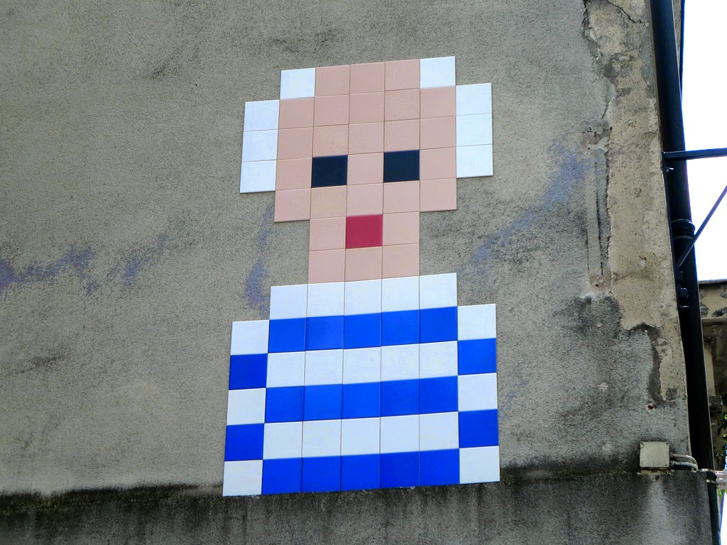 Invader New July ’14 Invasions – Paris, France – StreetArtNews