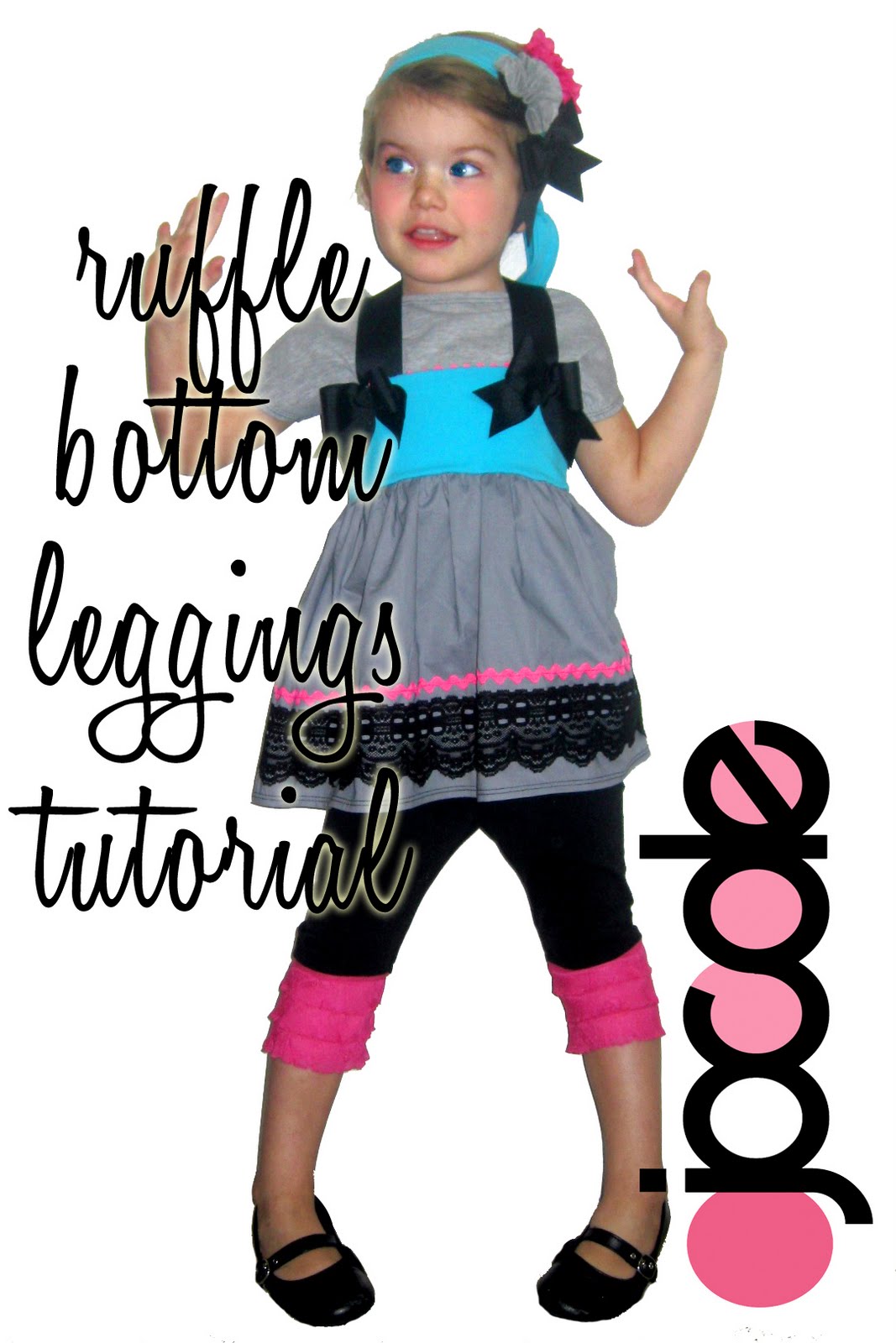 the Jocole blog: Ruffle Bottom Leggings Tutorial