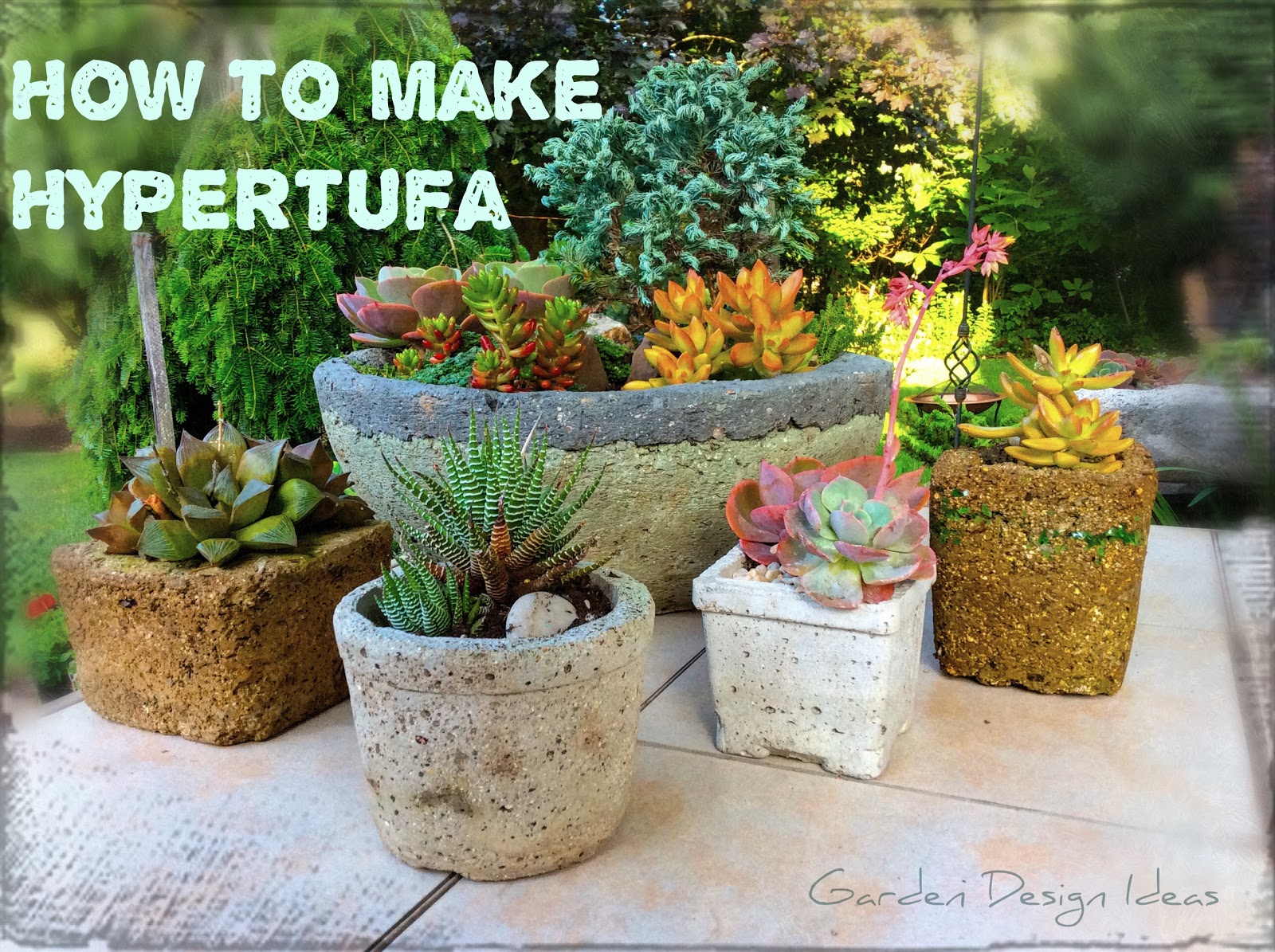 Garden Design Ideas: Hypertufa Instructions