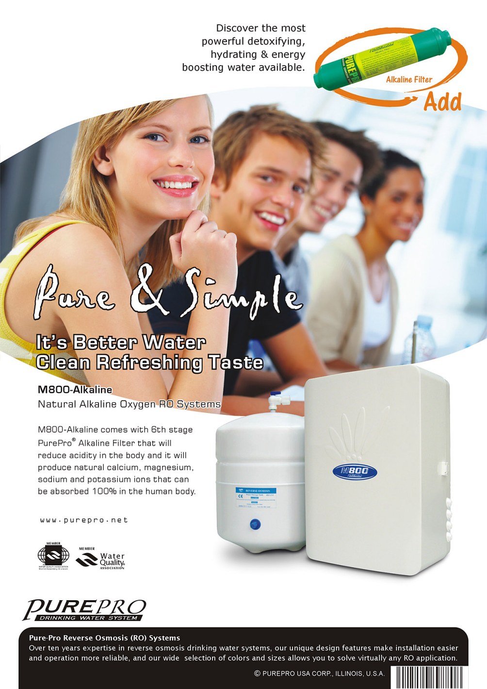 PurePro® Alkaline Reverse Osmosis Water Systems