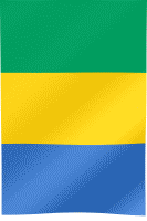 Flag of Gabon (GIF) - All Waving Flags