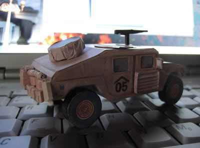 Humvee Papercraft Model - PAPEROX FREE PAPERCRAFT