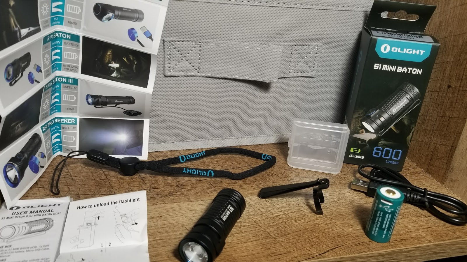 Olight S1 MINI Baton initial review.