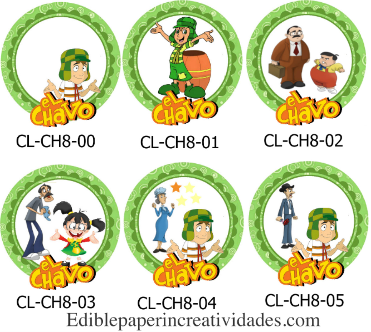 Edible Paper in Creatividades: EL CHAVO DEL OCHO