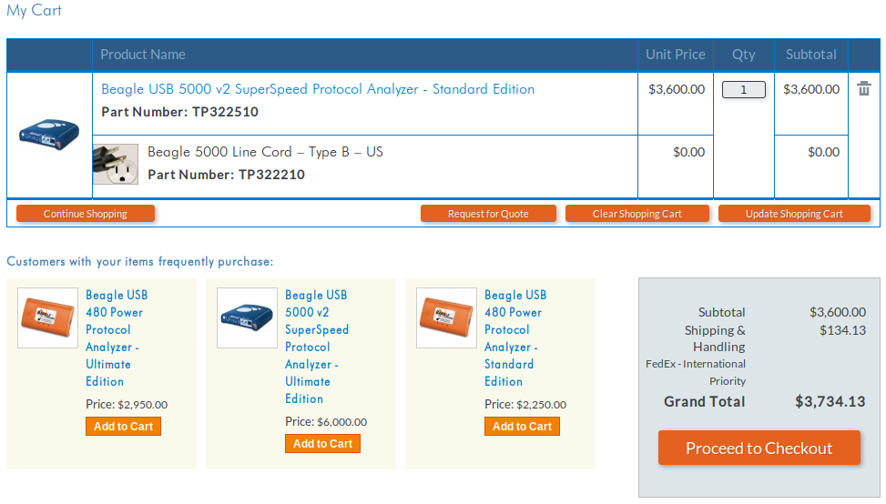 ブログ: Totalphase の USB analyzer と USB PD lanalyzer の購入 (その1)