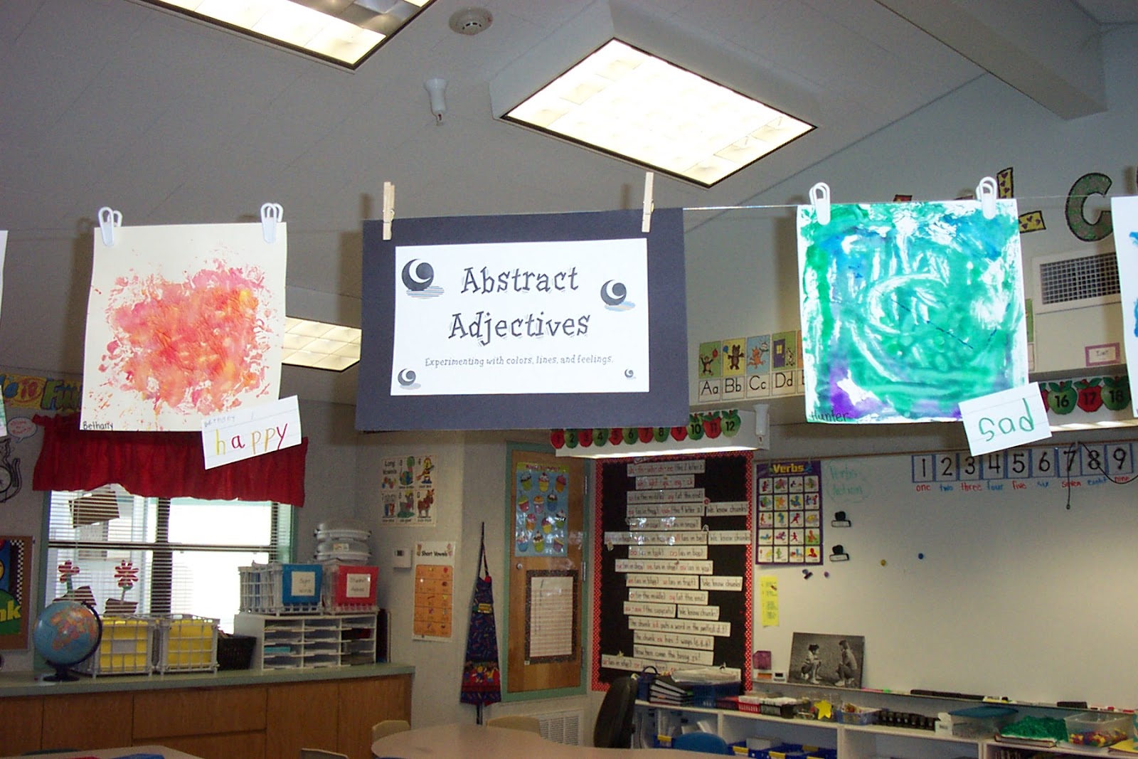 ABSTRACT ADJECTIVES - ART LESSON - Teacher Idea Factory