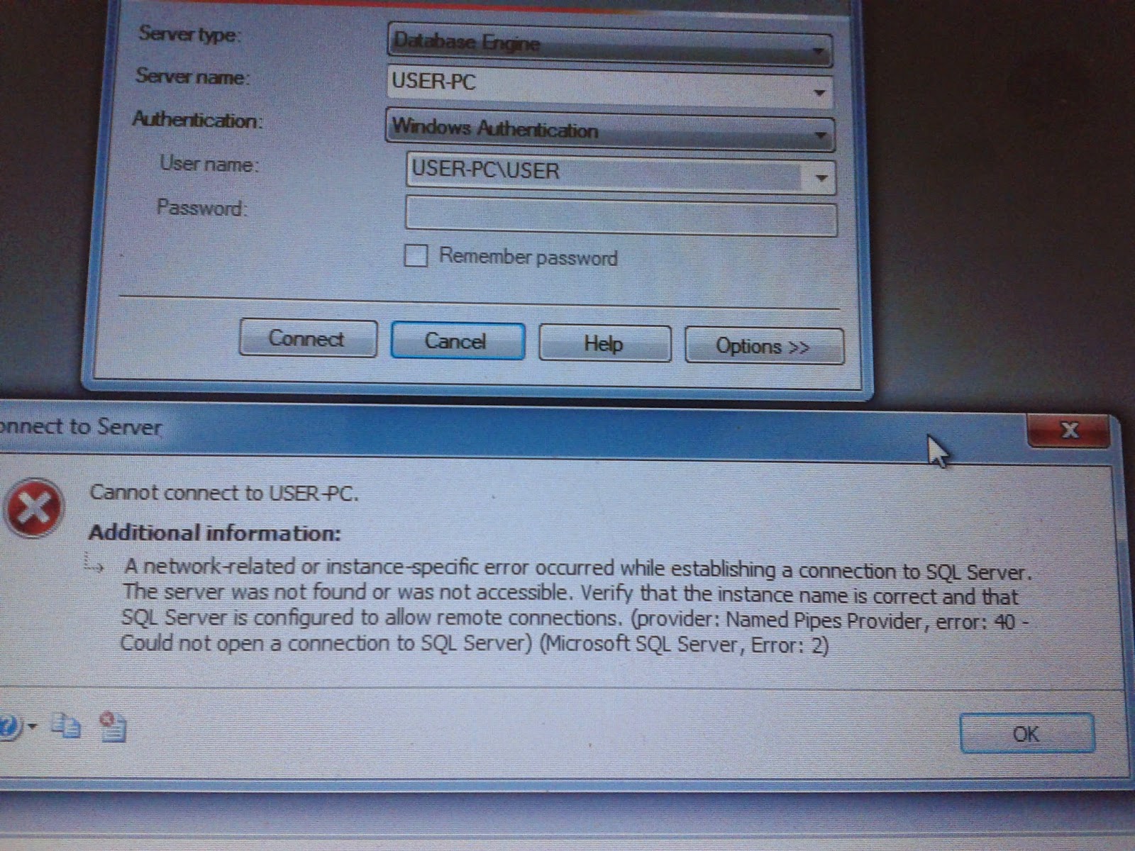 Cara mengatasi Tidak bisa login di SQL Server 2008 R2 | CARA