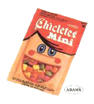 Nossa Infância: Uma embalagem criativa? Mini Chicletes Adams ...