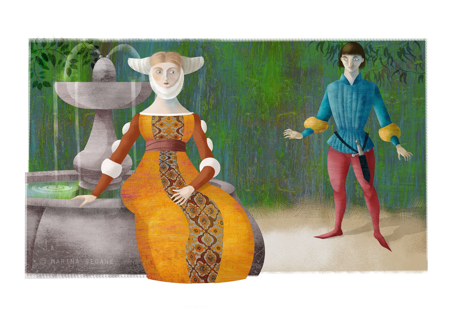 Marina Seoane - Ilustraciones: Ilustraciones de la Celestina